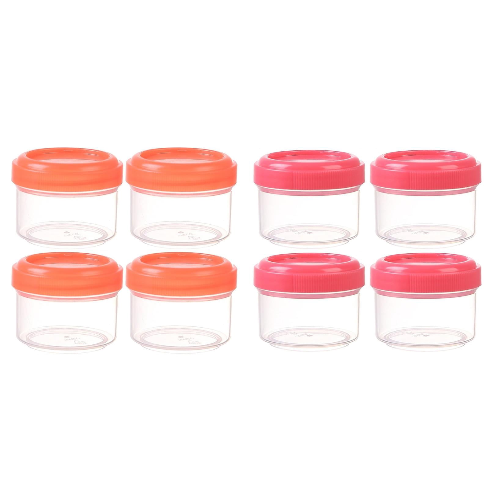 8PCS Food Storage Containers with Screw Lids, BPA-Free, Reusable ...