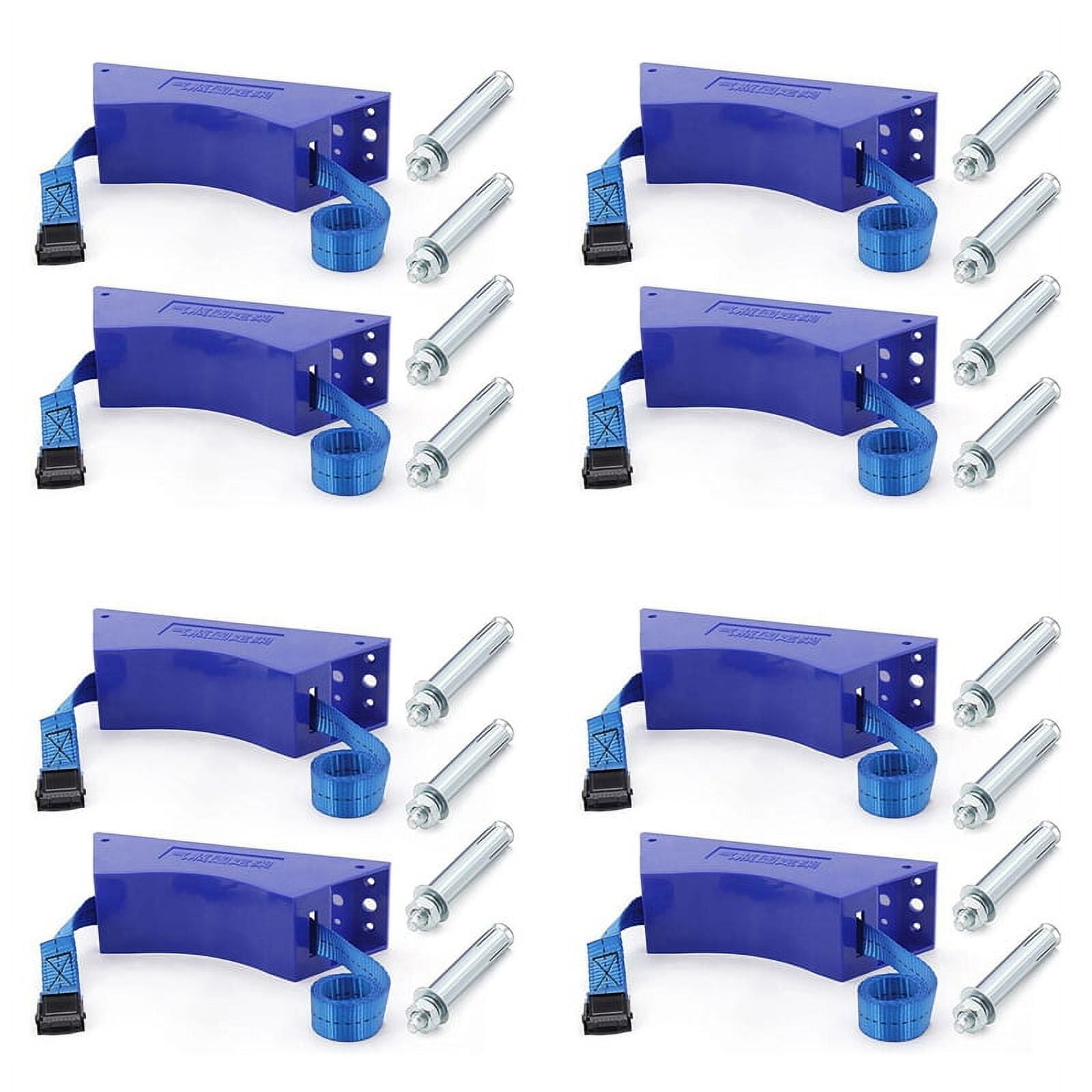 8PCS Propane Tank Holder Cylinder Wall Mounted Bracket Gas Cylinder ...