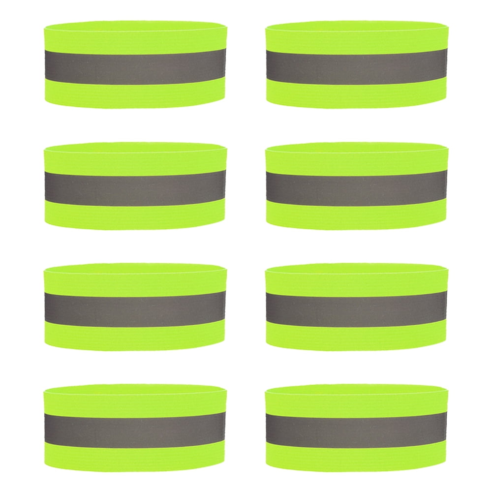 8PCS Reflective Bands for Arm Wrist, Arm, Ankle, Leg, Reflective Gear ...