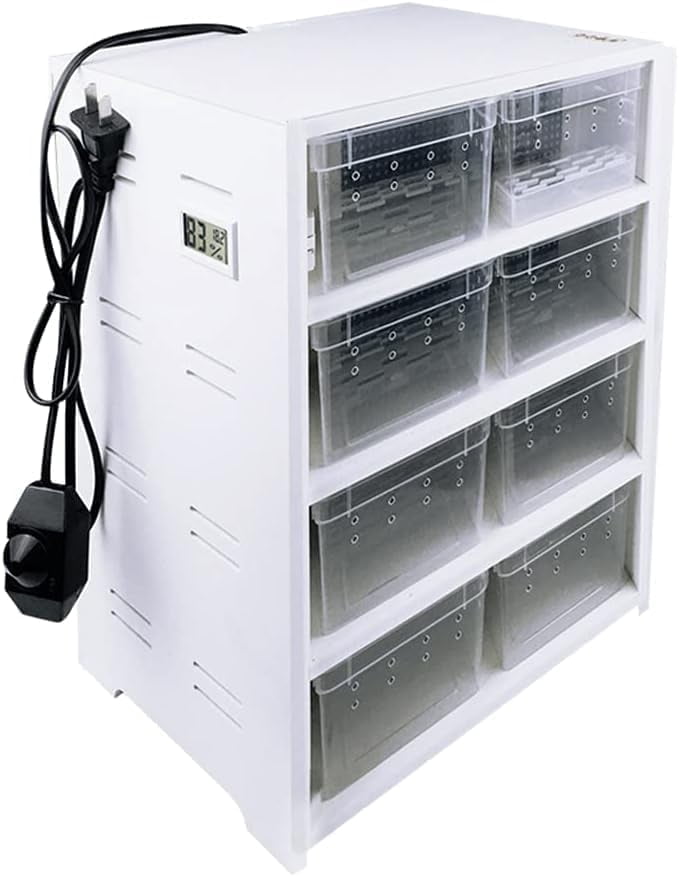 8PCS Reptile Feeding Box, Acrylic Transparent Breeding Cabinet ...