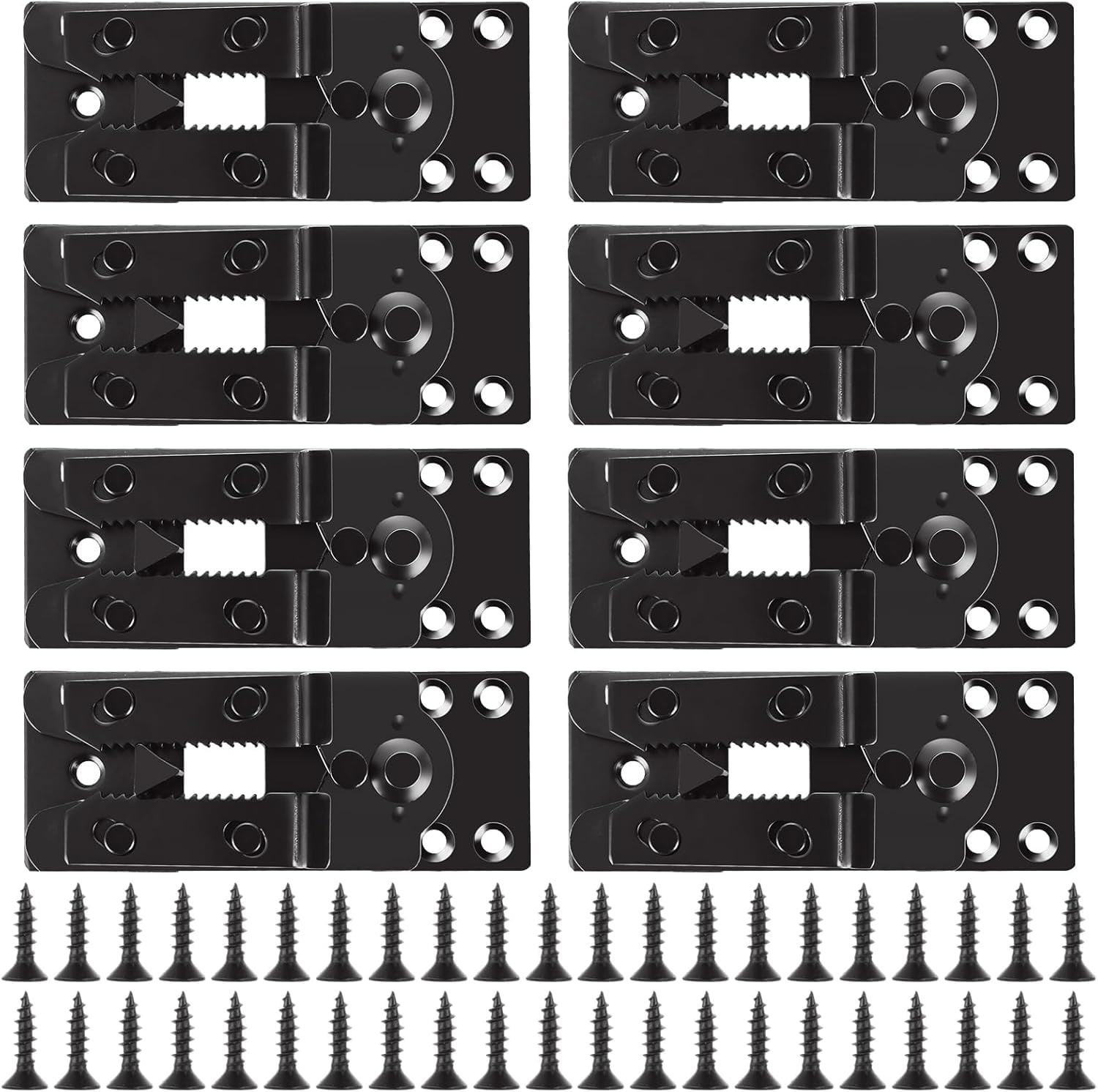 8PCS Sectional Couch Connectors, Black Sectional Sofa Connector ...