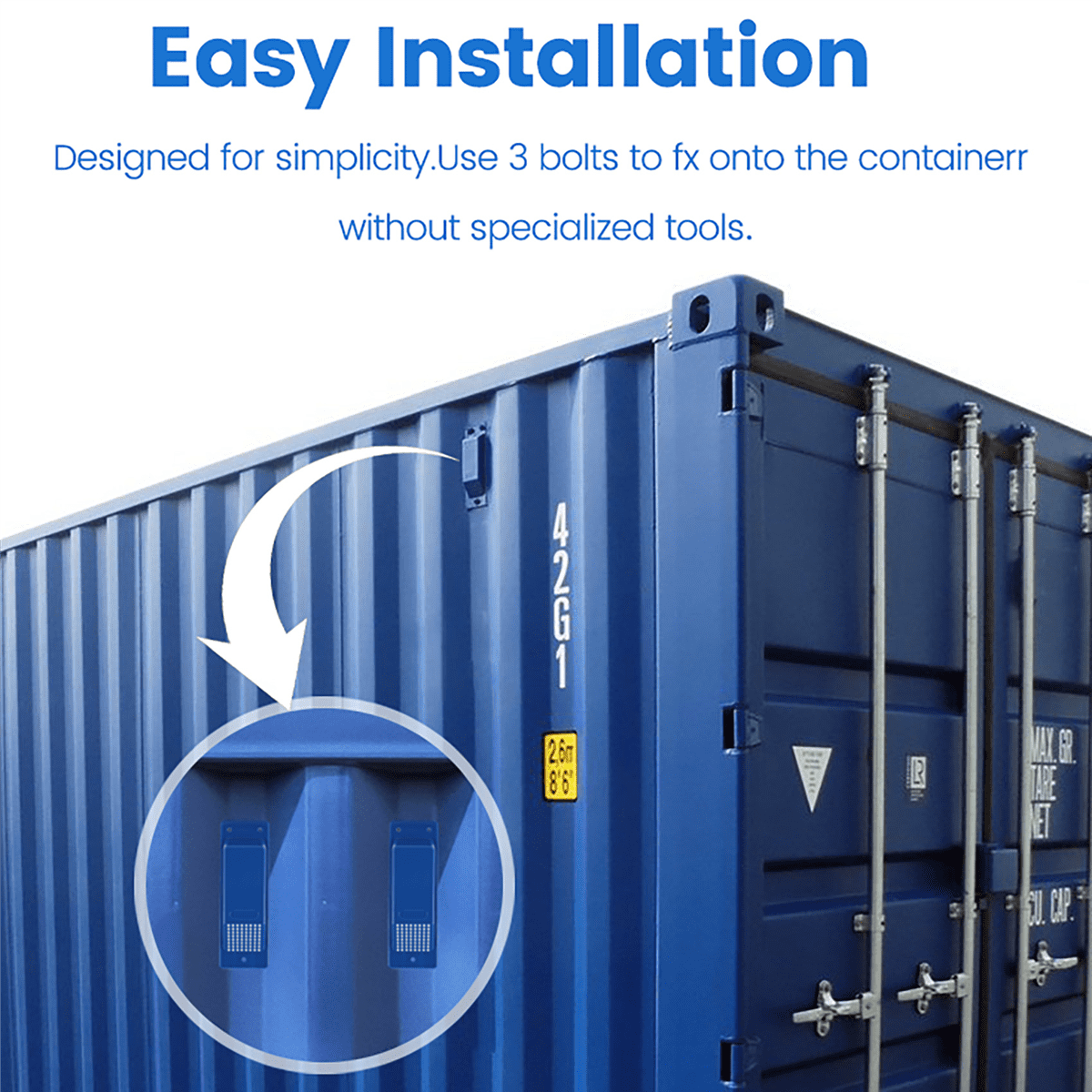 8PCS Shipping Container Air Vent Kit Heavy Duty Shipping Container ...