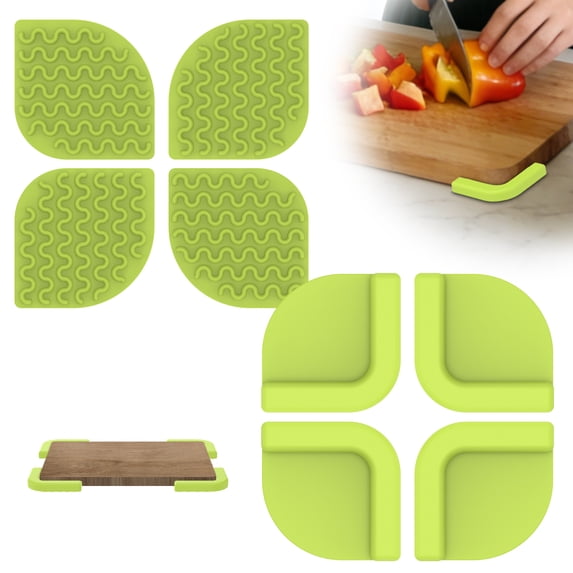 8PCS Silicone Non-Slip Feet for Cutting board, Preventing Cutting ...