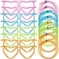 8PCS Silly Straw Glasses, Reusable Fun Loop Drinking Straw Eye Glasses ...
