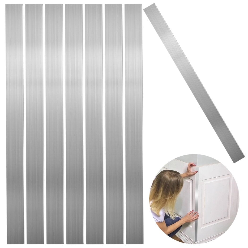 Stainless Steel Trim Strip, Durable Metal Sheet Gap Filler, Self ...