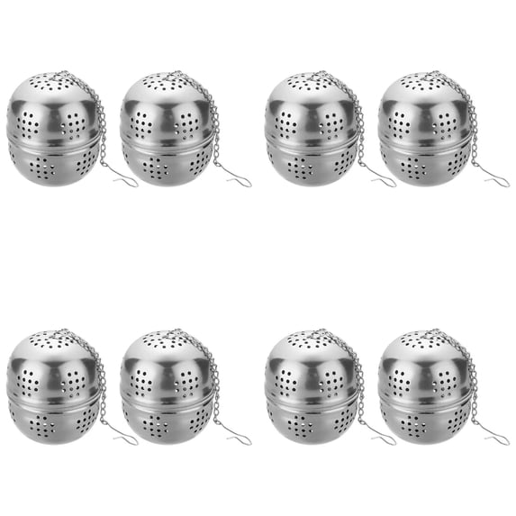 8PCS Tea Infuser Strainer, Stainless Mesh Tea Infuser with Extended ...
