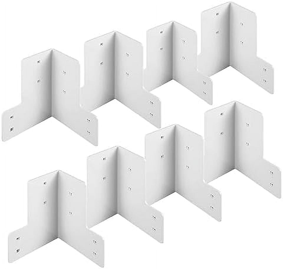 8PCS Workbench Brackets 3/16 inch Heavy Gauge Steel Table Corner ... 8PCS Workbench Brackets 3/16 inch Heavy Gauge Steel Table Corner ...