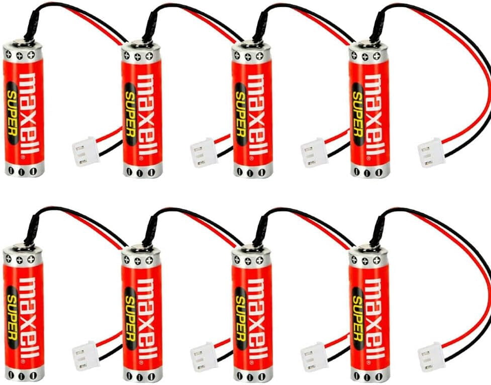 8PCS new ER6C AA 3.6V 1800mAh PLC Battery for Mitsubishi FX F2-40BL ...