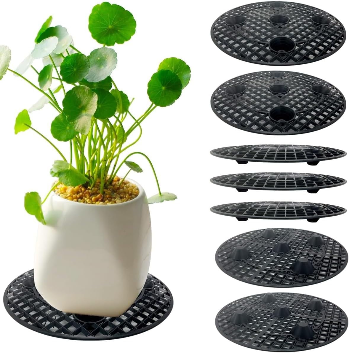 8PCs Plant Risers for Pots Indoor, Plant Stands, Pack Plant Elevator ...