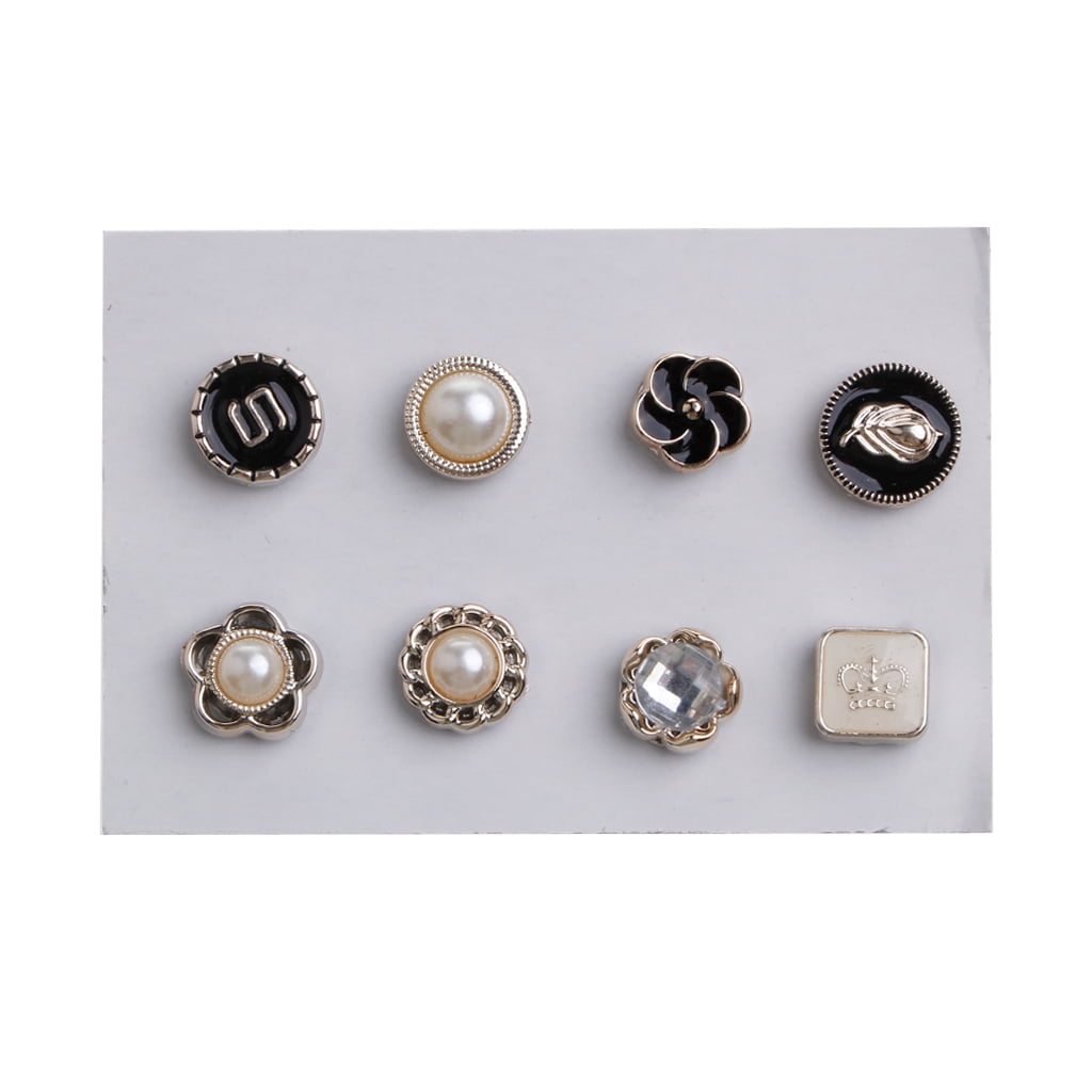 8PCs Super Strong Magnetic Hijab Pins, Metal Scarf Brooch, Round Clip ...