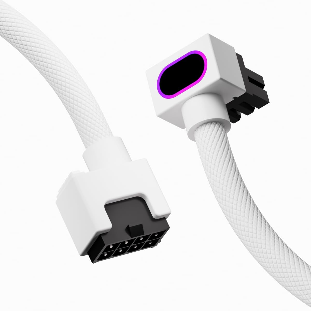 8PIN GPU Extension Cable, ARGB PC Cable with 5V 3Pin,18AWG 90° Right ...