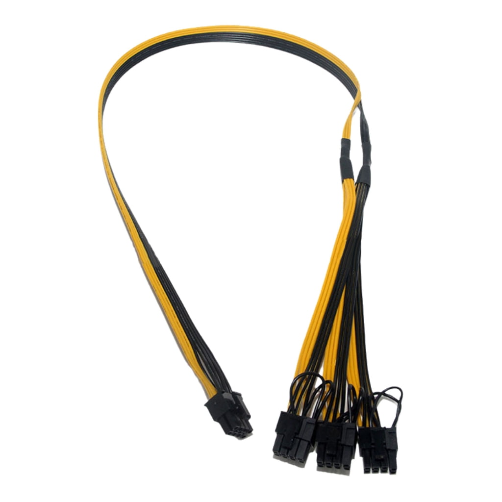 8PIN Male to 8PIN Male (6pin+2pin) Graphics Card Power Supply Adapter ...