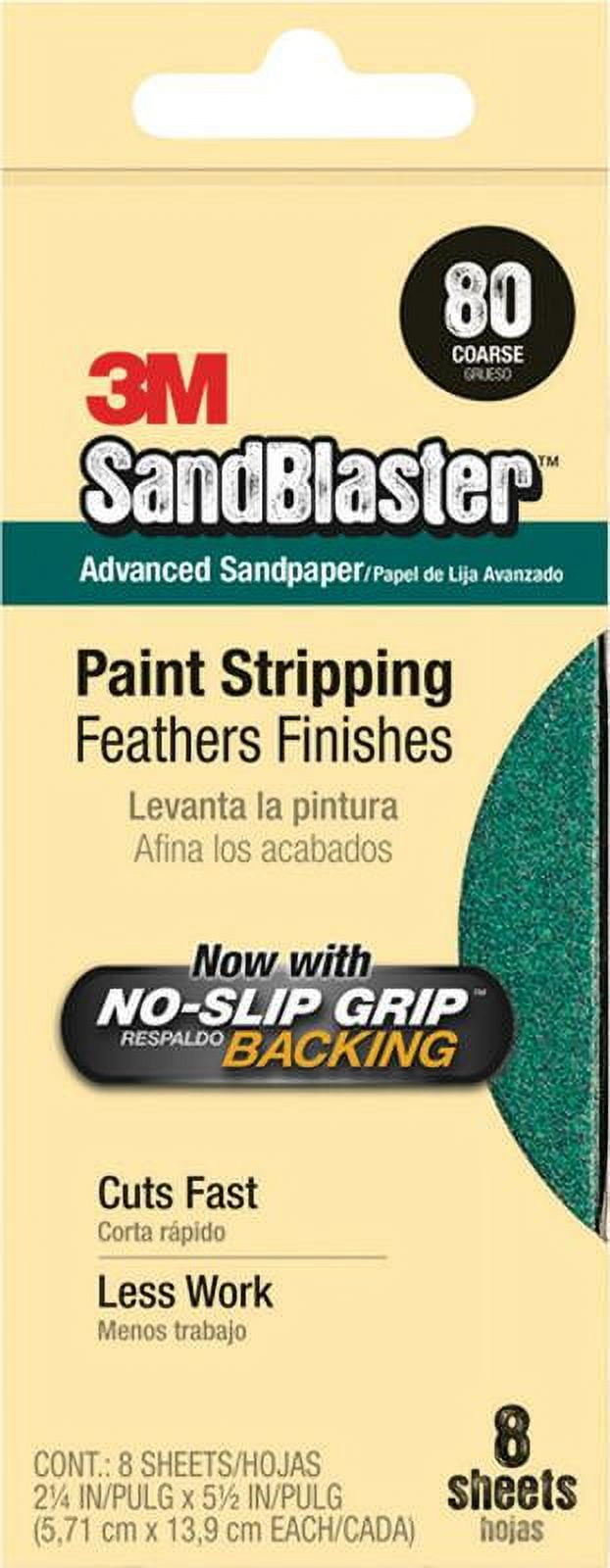 8PK 80G GRN Sandpaper - Walmart.com