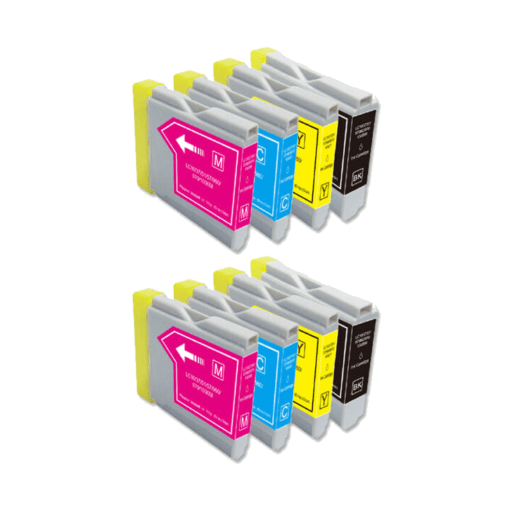 8PK BCMY Ink Cartridge for Brother LC51 LC-51 - Fits Brother DCP 130C ...