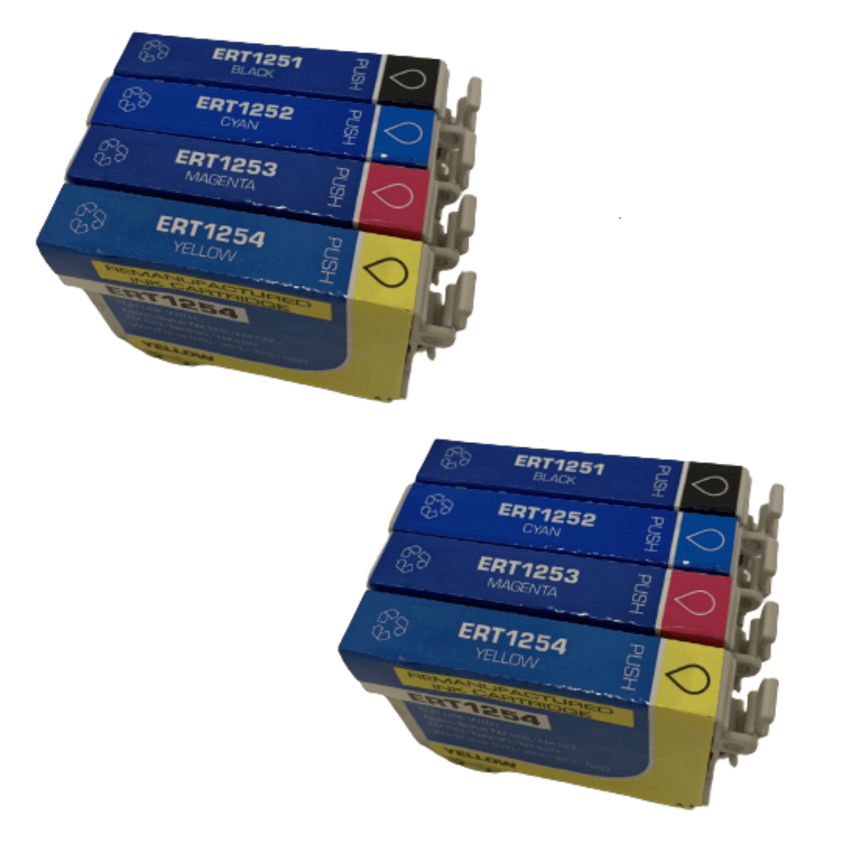 8PK BCMY Ink Cartridge for Epson 125 1251 - 1254 - Fits Epson Stylus ...