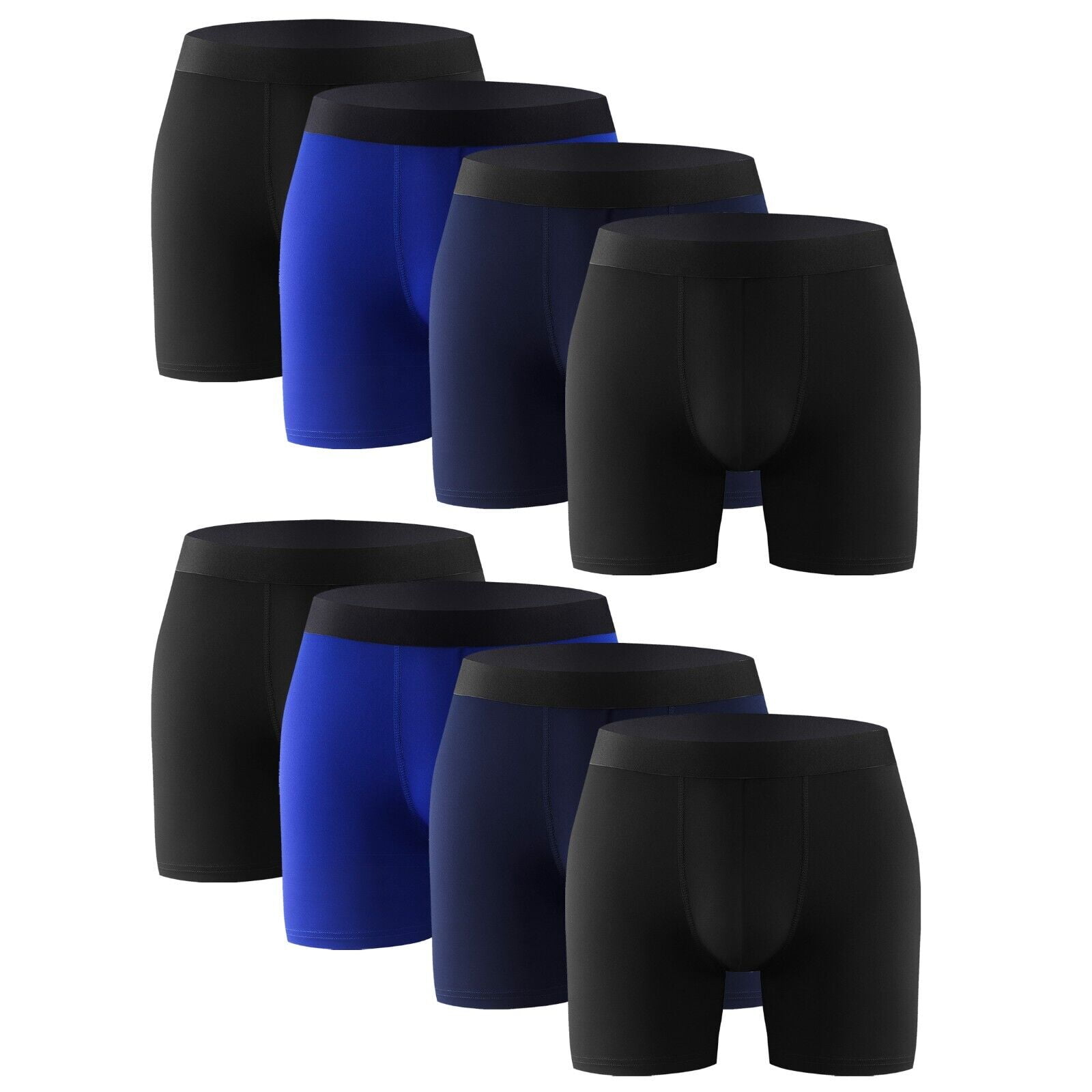 8PK Comfort Flex Mens Boxer Briefs Assorted Underwear Size S M L XL XXL ...