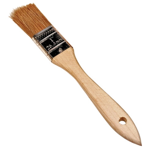 8PK K Tool 74010 Utility Paint Brush, 1" Wide Natural Bristles, Wooden ...