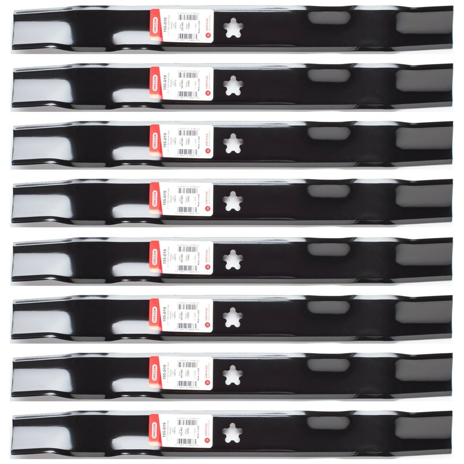 8PK Oregon 195-019 Blades for 42" Husqvarna Craftsman Poulan 532138498 ...