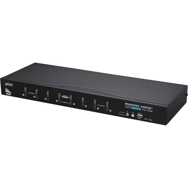 8PORT 1CONSOLE USB VGA DVI CS1768 KVM SWITCH W/ AUDIO - Walmart.com