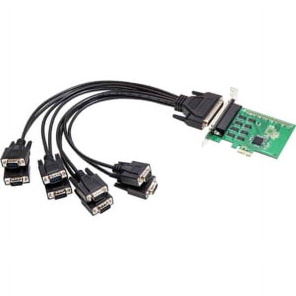 PCIe 2.0 8x Port Serial RS232 Card, Compatible with 16C550 UART, Fan ...