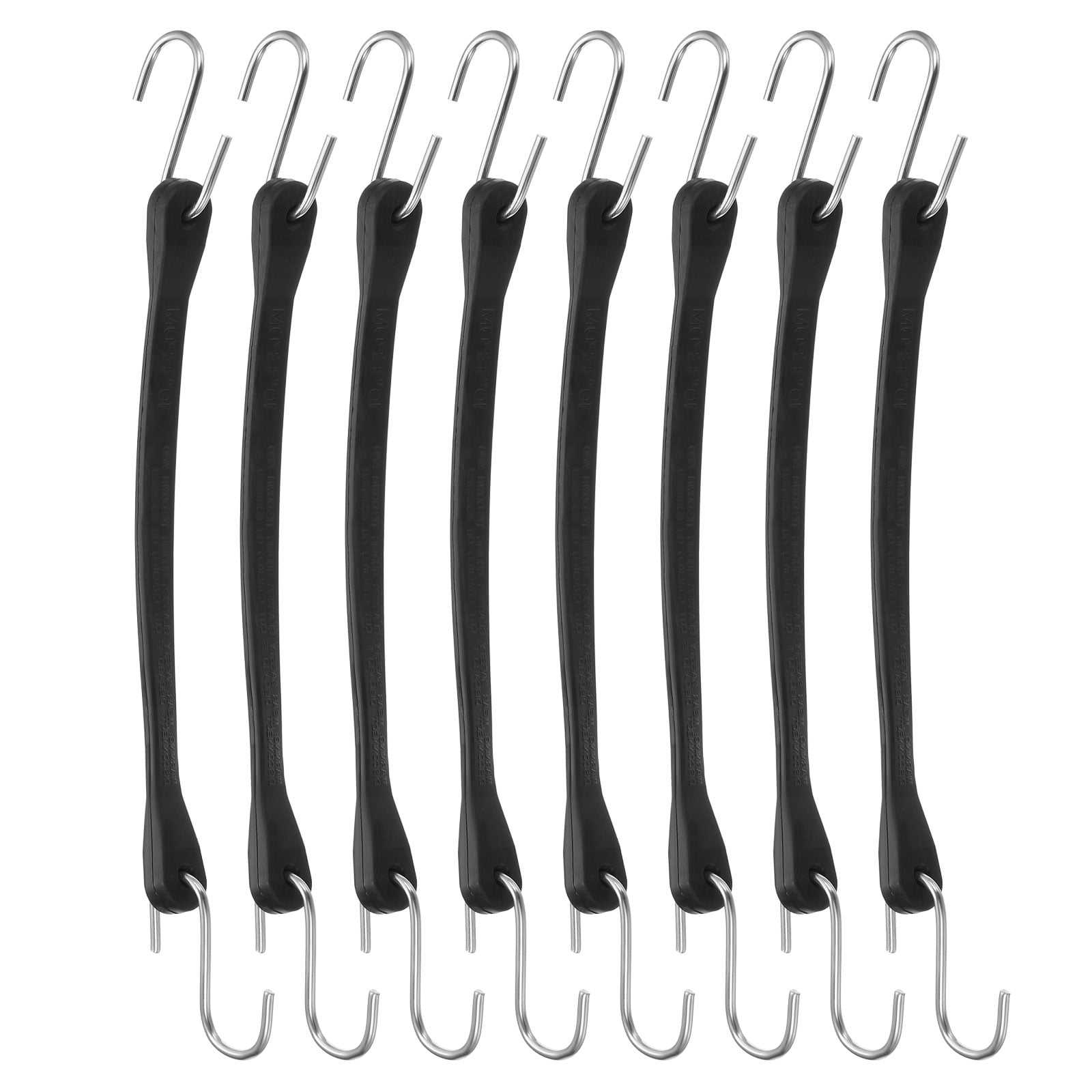 8Pack 10" Bungee Cords with Hooks for Securing Tarps Cargo Trucks ...