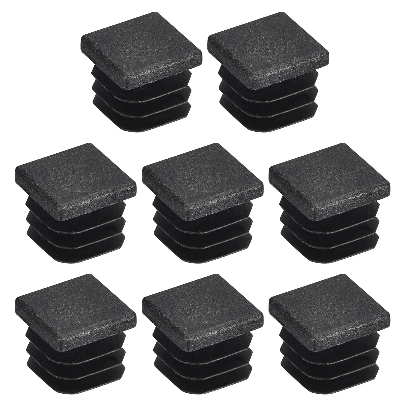 8Pack 16mmx16mm(0.63inch) Plastic Tubing Plug Square Post End Caps ...