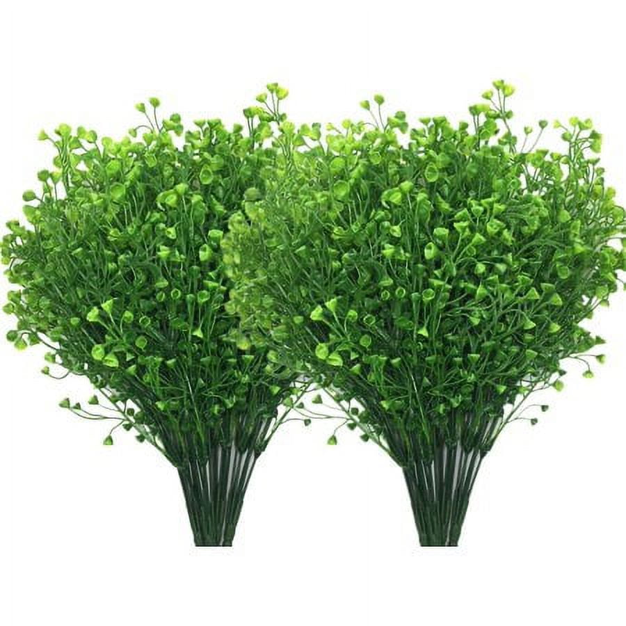 8Pack Artificial Bell Grass, Fake Flowers Plastic Greenery Patio Yard ...