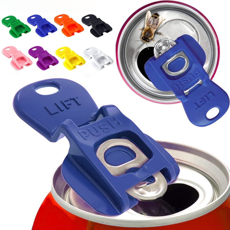 8Pack Can OpenerEasy Open Drink Tab Toppers&Can Covers for Soda, Beer ...