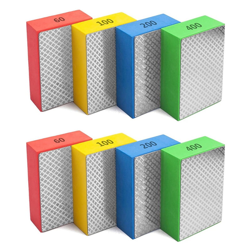 8Pack Diamond Hand Polishing Pads for Sanding Ceramics Glass Tile ...
