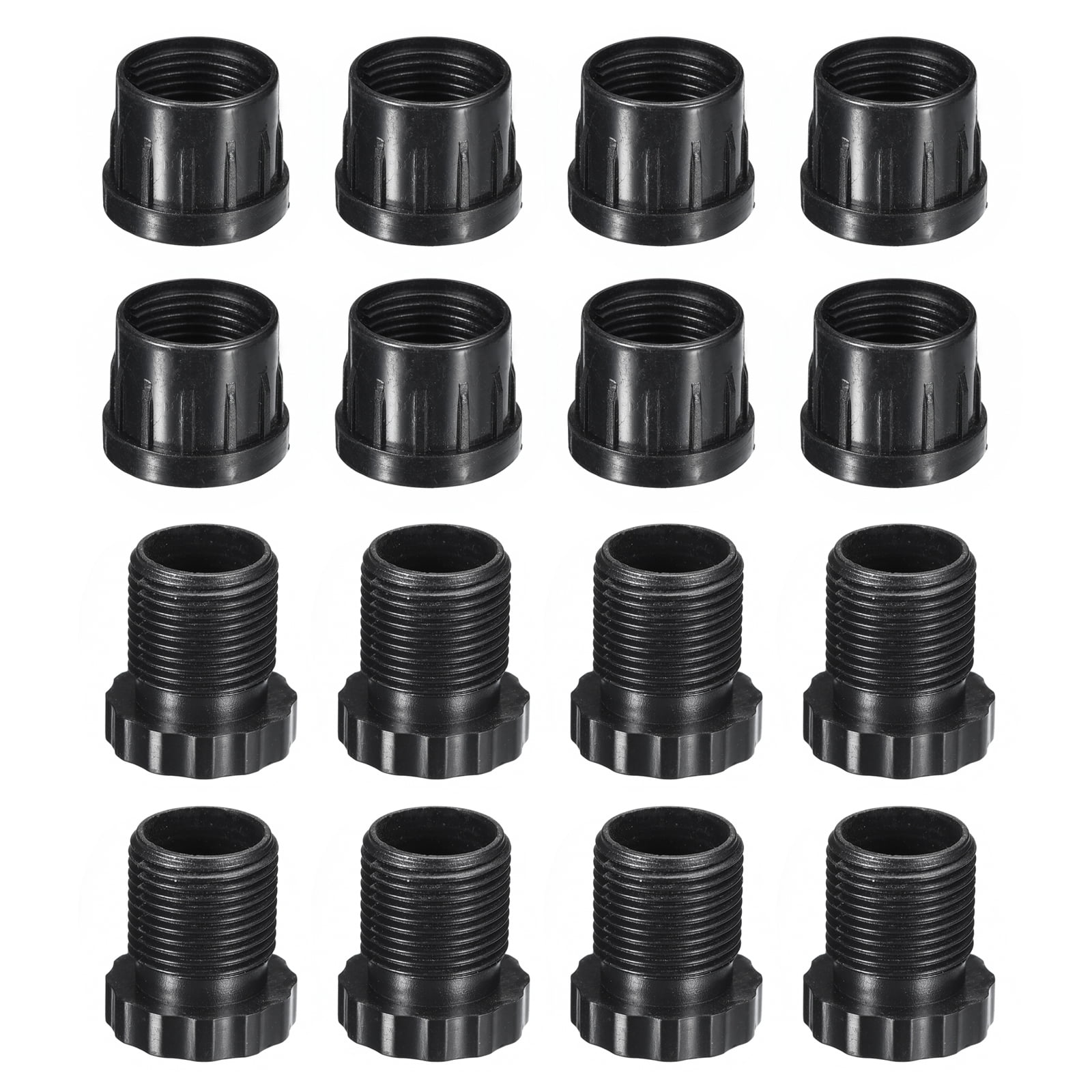 8Pack Inserts for Round Tubes with Leveling Feet, for 25mm/0.98" Dia ...
