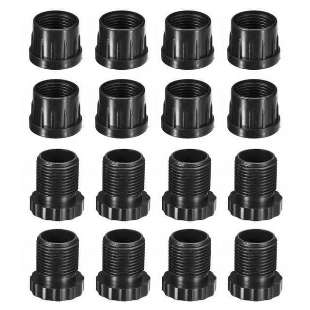 8Pack Inserts for Round Tubes with Leveling Feet, for 25mm/0.98" Dia ...