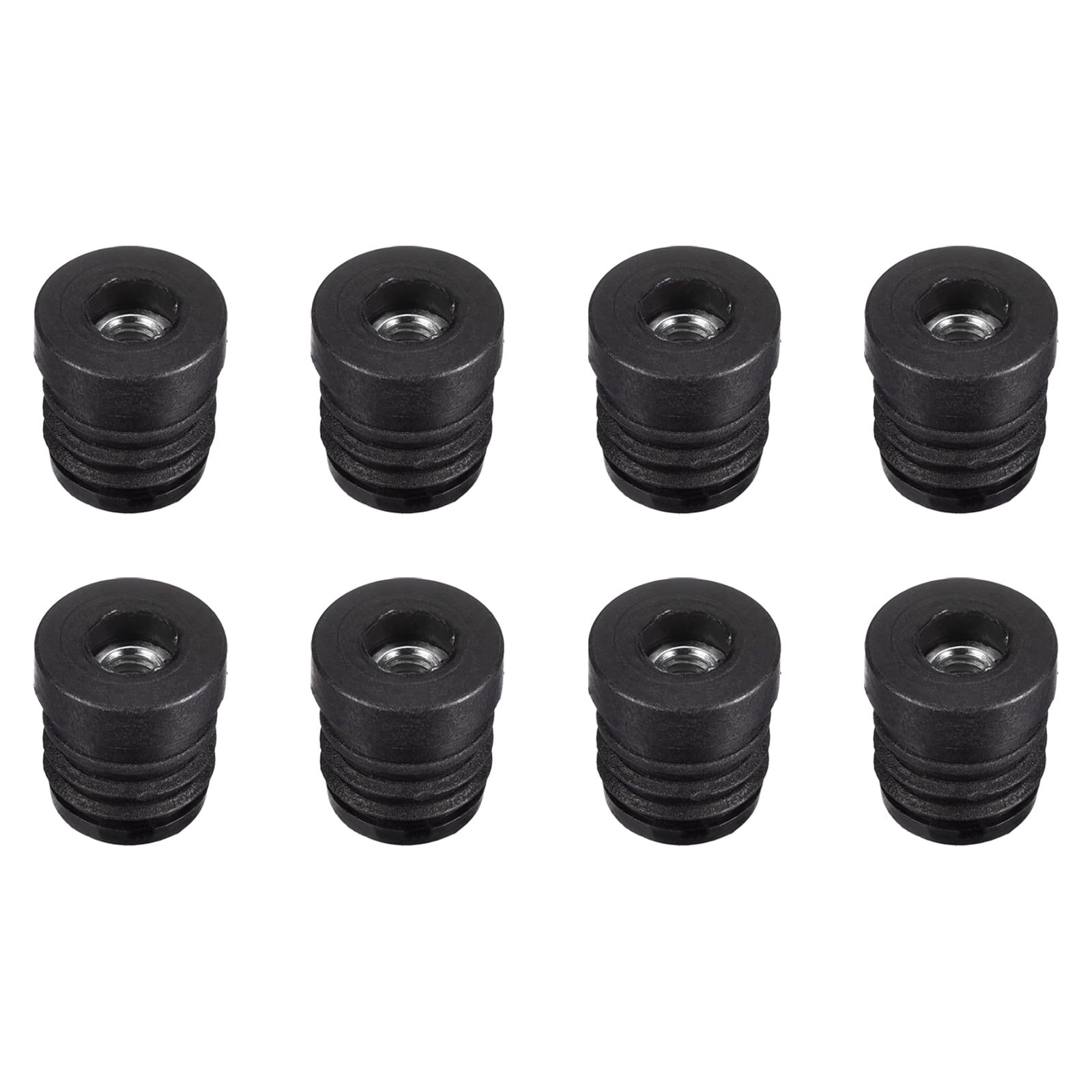 8Pack Inserts for Round Tubes with M6 Thread, for 19mm/0.75" OD Round ...