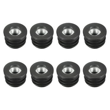 12Pack Inserts for Round Tubes with M8 Thread, for 19mm/0.75" OD Round ...