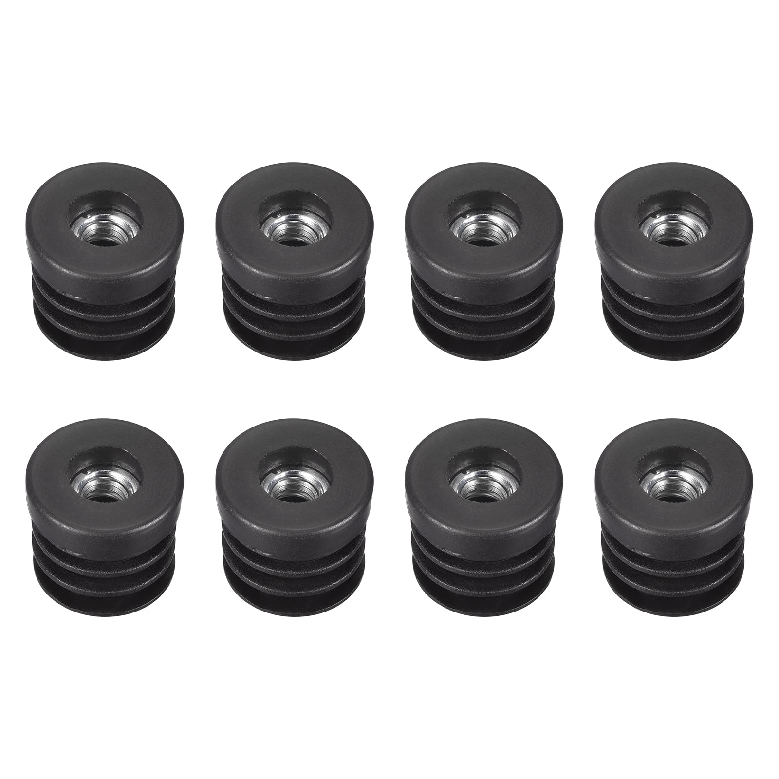 8Pack Inserts for Round Tubes with M8 Thread, for 25mm/0.98" OD Round ...