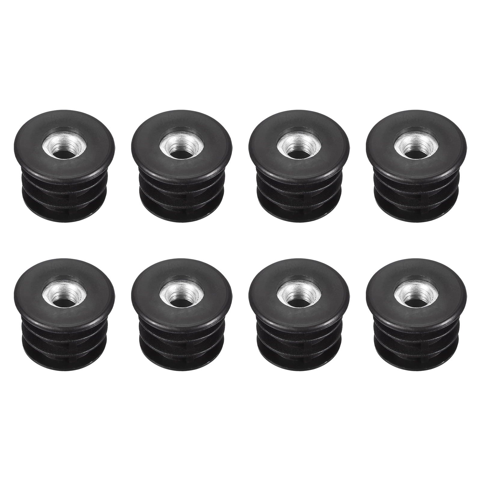 8Pack Inserts for Round Tubes with M8 Thread, for 25mm/0.98" OD Round ...