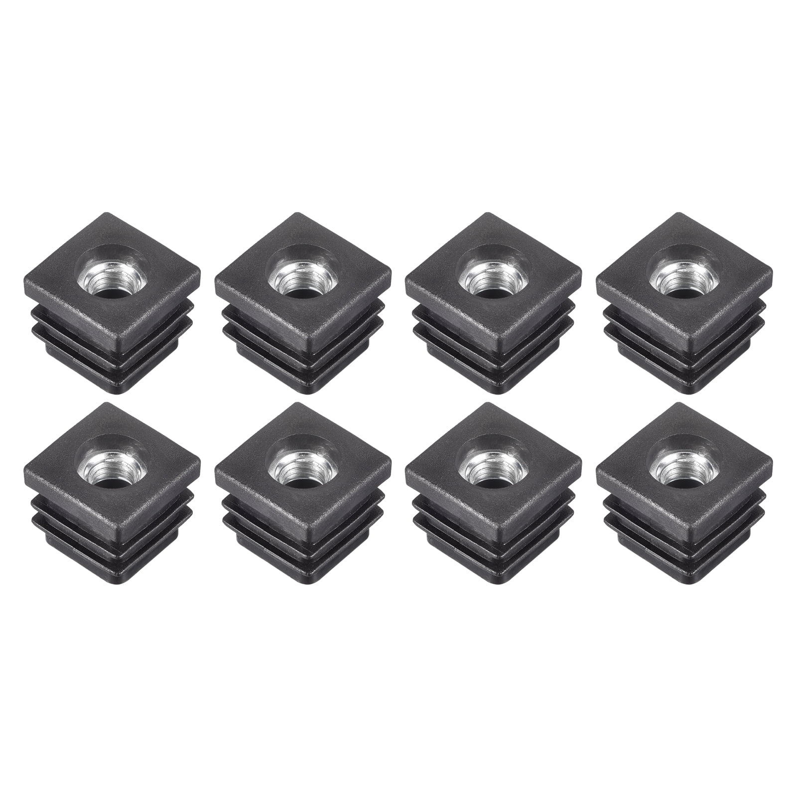 8Pack Inserts for Square Tubes with M8 Thread, for 0.79"x0.79" OD ...