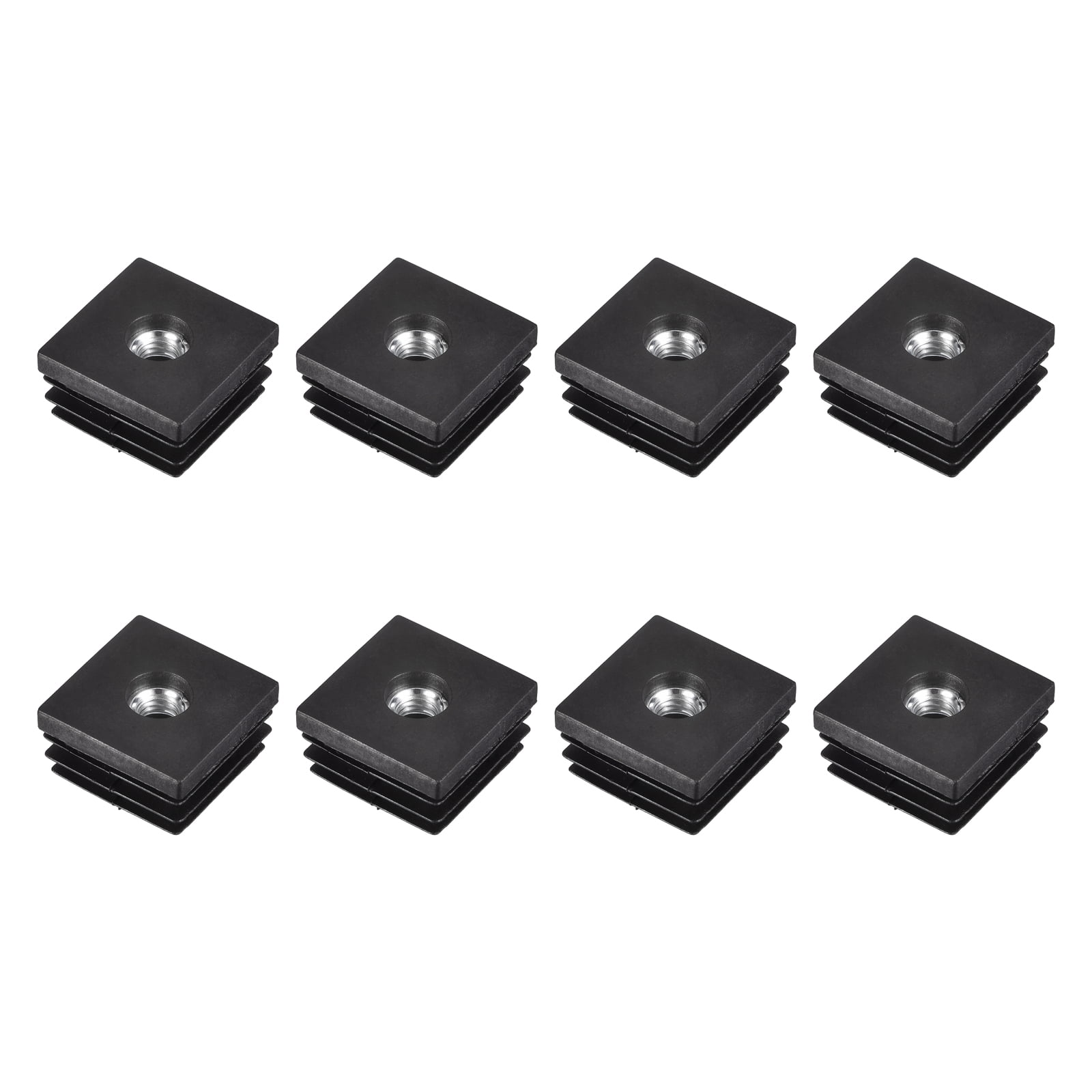 8Pack Inserts for Square Tubes with M8 Thread, for 1.18"x1.18" OD ...