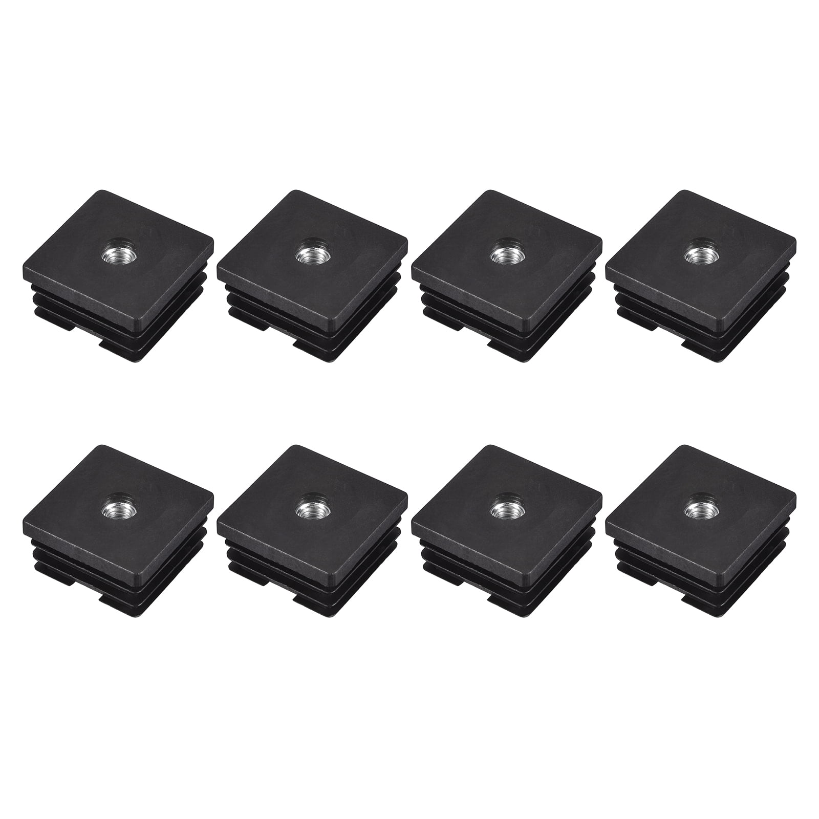 8Pack Inserts for Square Tubes with M8 Thread, for 1.5"x1.5" OD Square ...