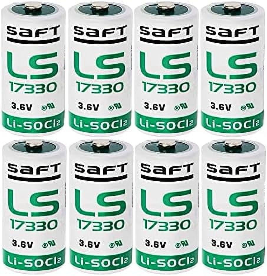 (8Pack) LS17330 3.6V 2100mAh Lithium Thionyl Chloride (Li-SOCl2) Battery for Saft Primary LS ...