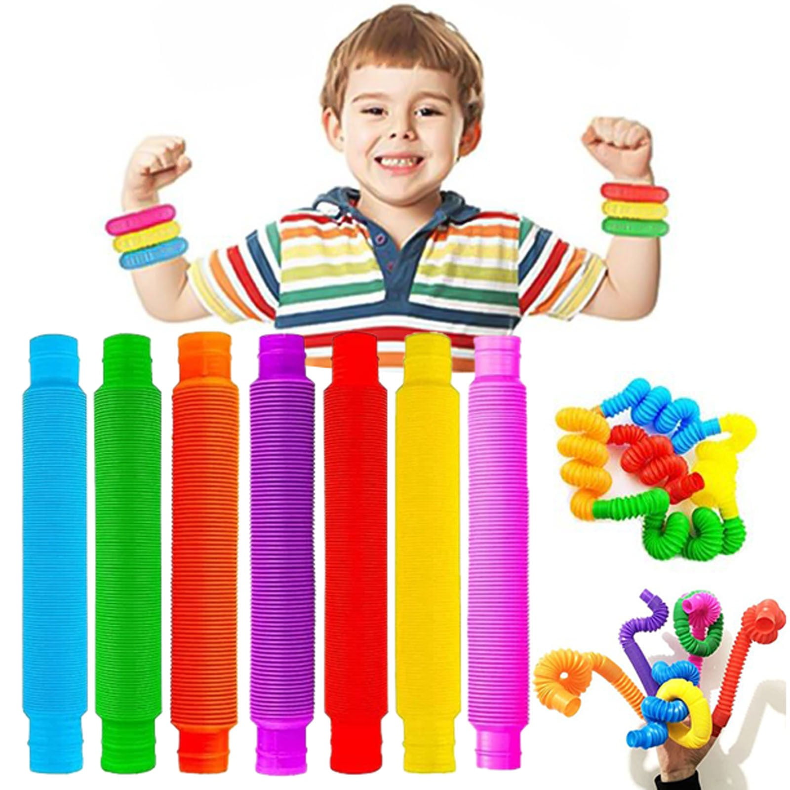 8Pack Large Toys Tubes Sensory Toy For Stress And Anxiety Learning Toys ...