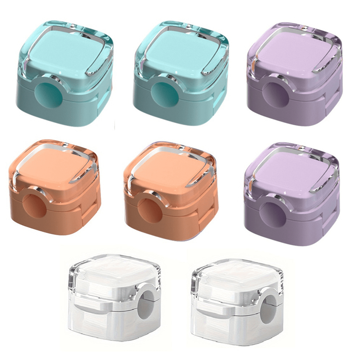 8Pack Magnetic Cable Clips,Adjustable Cord Holder for Under Desk ...