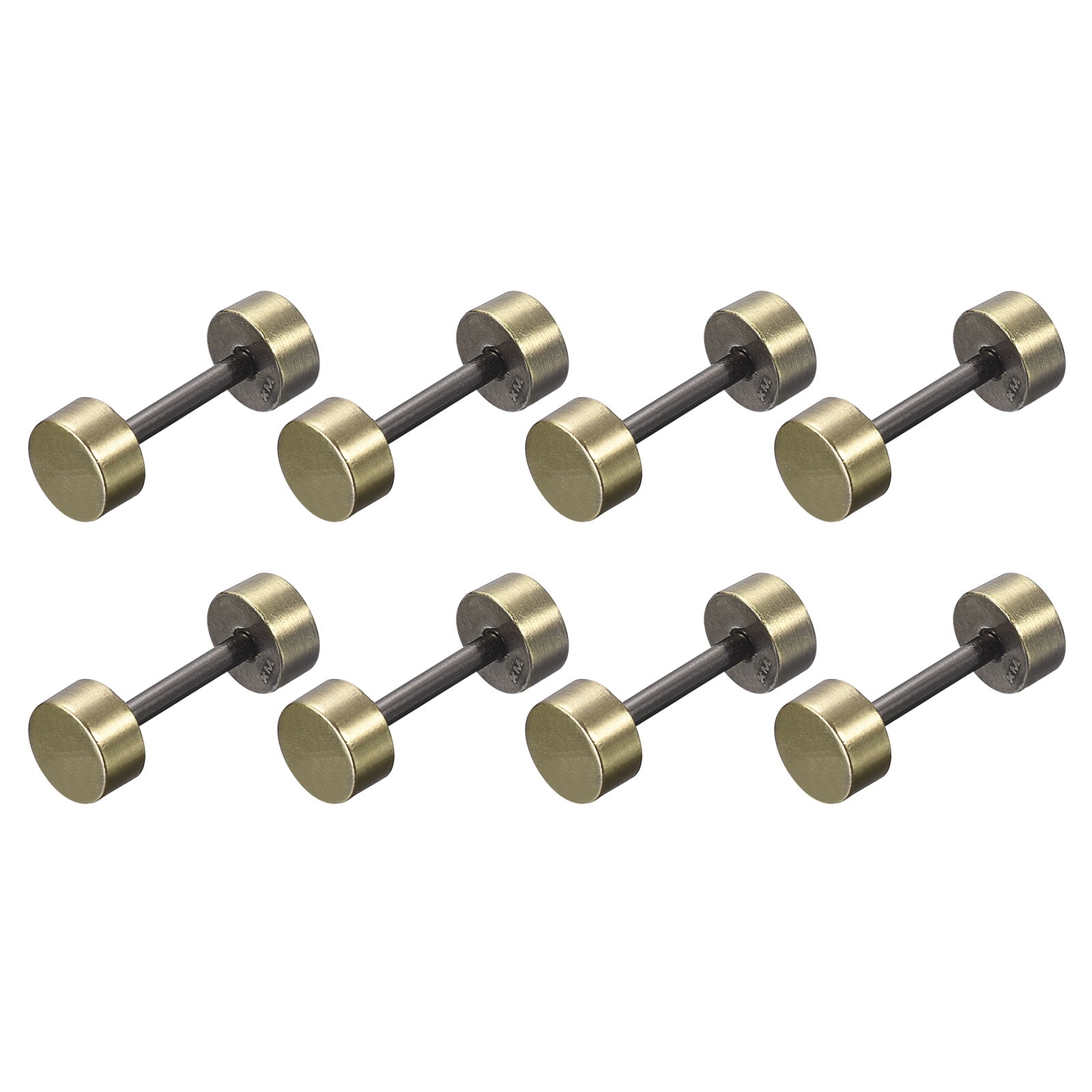 8Pack Metal Bag Strap Connect Buckles,16x26mm Purse Screw Fixing Rivets ...