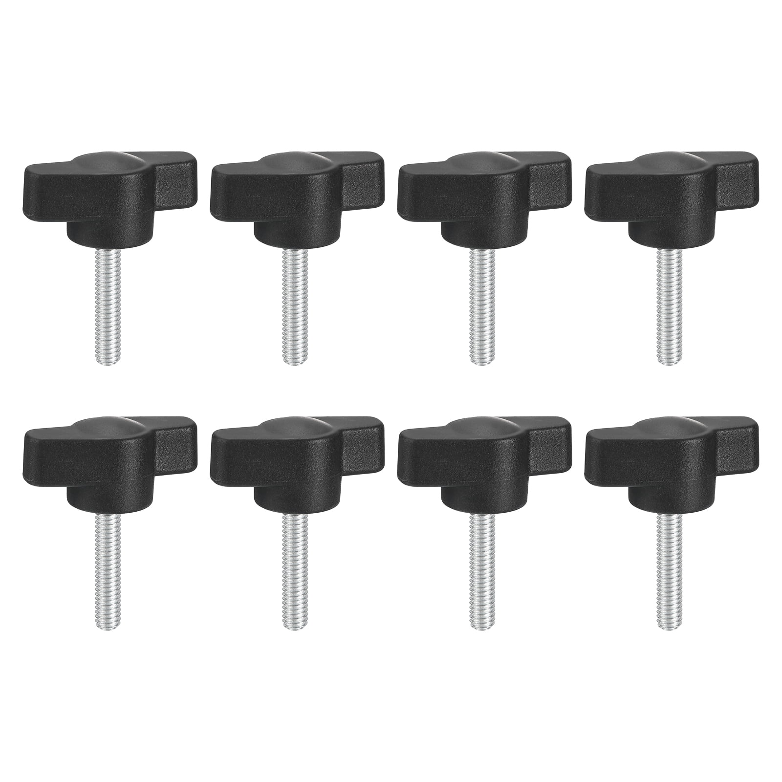 8Pack Metric Carbon Steel Clamping Screw Knob T Shaped Thumb Screws M4 ...