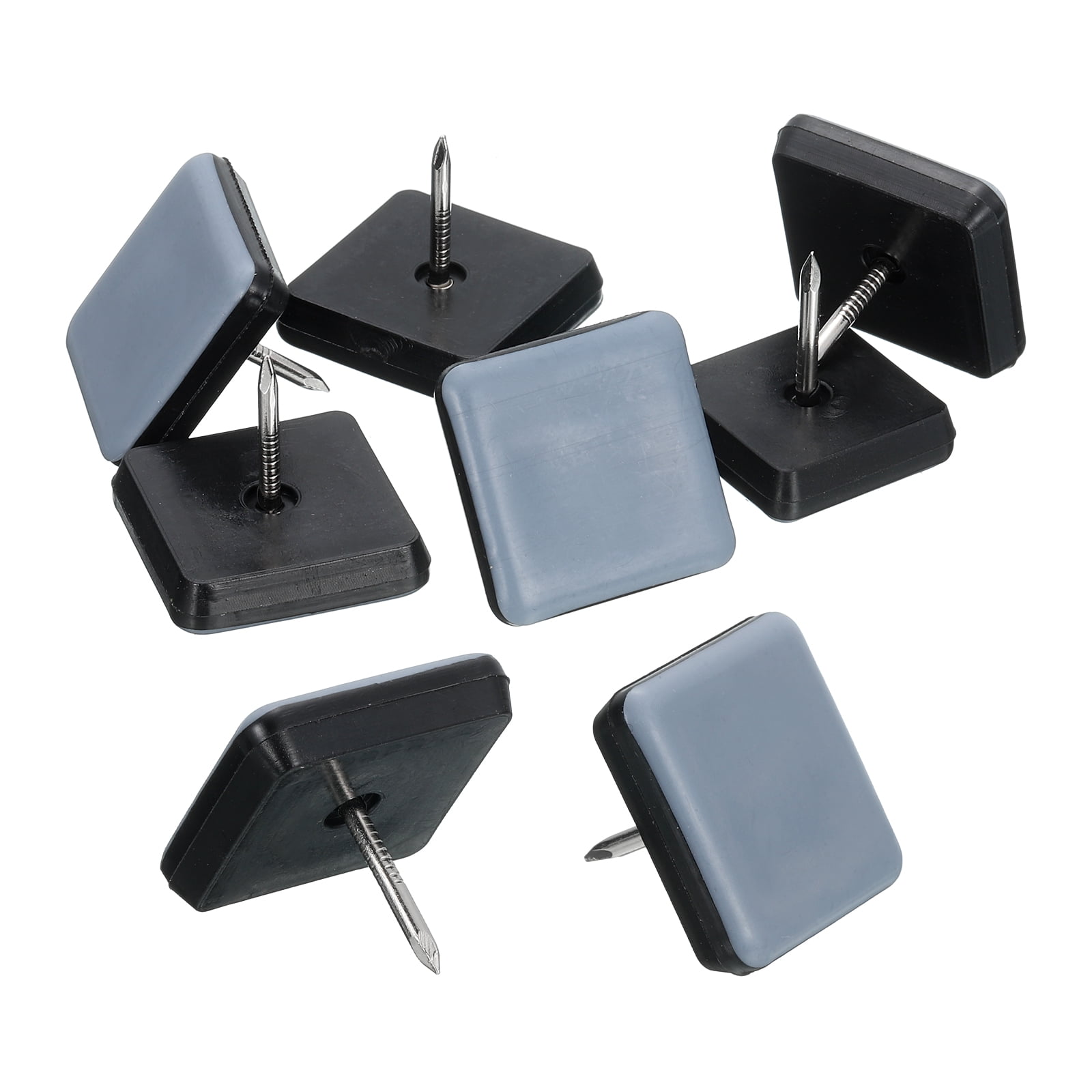 8Pack Nail on Furniture Sliders, 1"(25mm) Square Furniture Glides ...