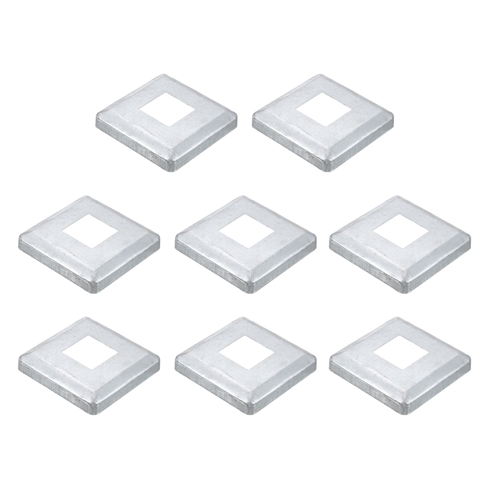 8Pack Post Base Cover, 4.25x4.25 Metal Integral Style Post Skirt Porch ...