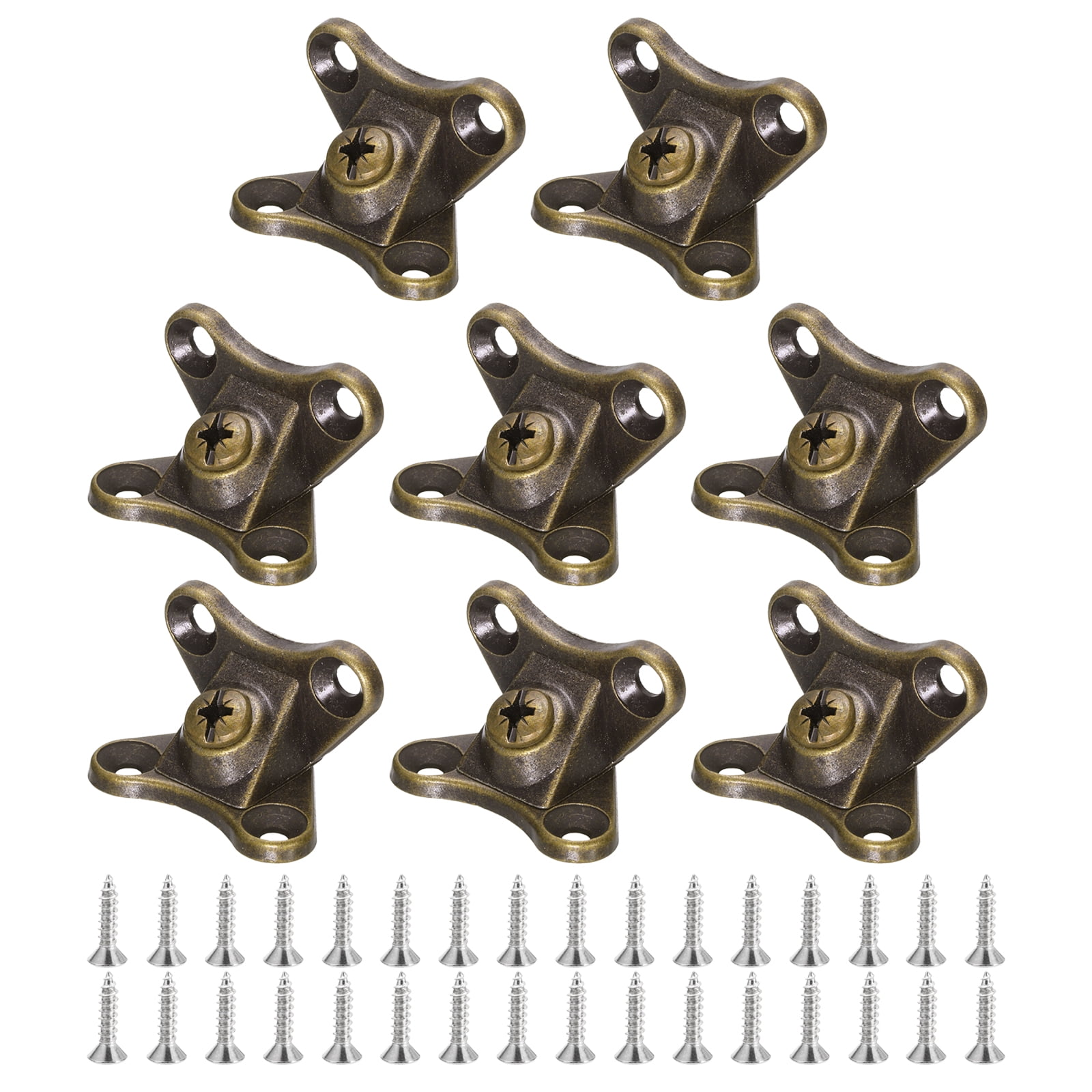 8Pack Removable Corner Brace, Metal Butterfly L Brackets Right Angle ...