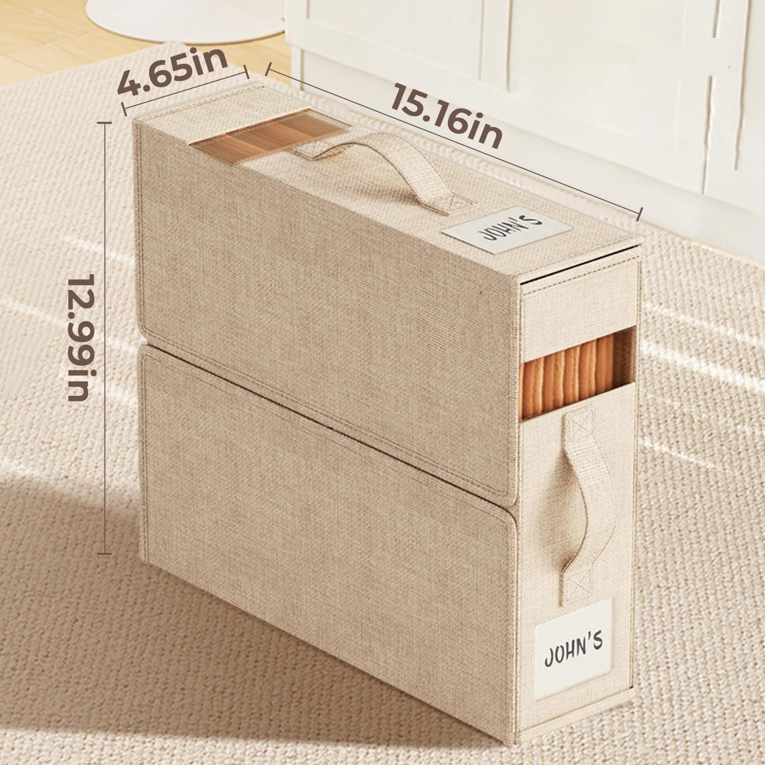 8Pack Sheet Organizers for Linen Closet - King/Queen Size Bedding ...