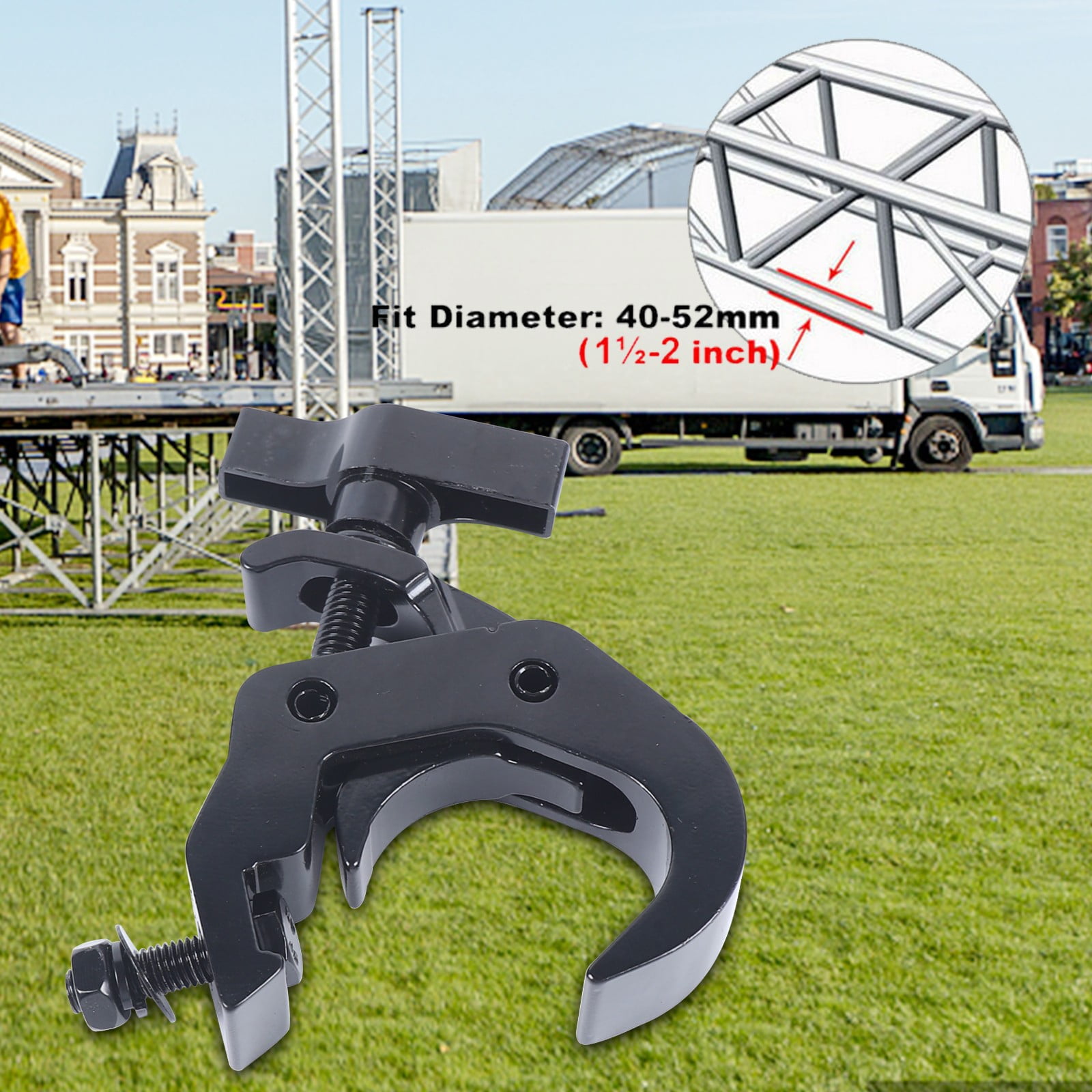 8Pack Stage Par Lighting Clamps, Stage Lighting Clamp, Heavy Duty Quick ...