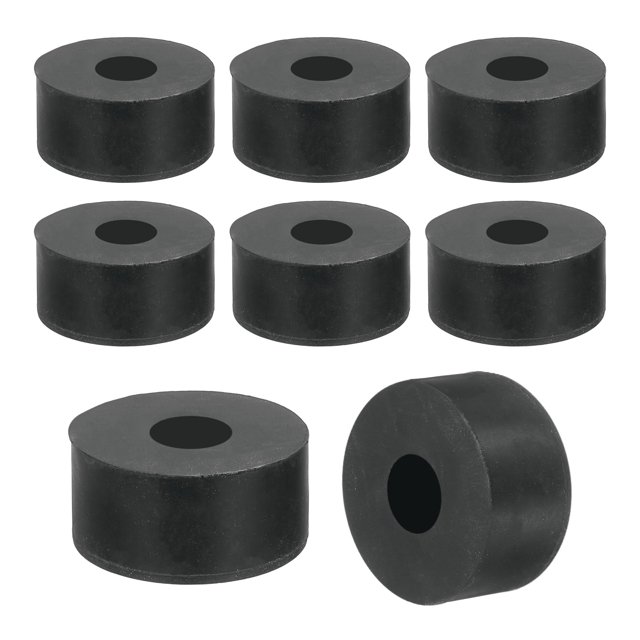 8Pack Thick Rubber Spacer, 1-3/8 Inch OD x 9/16 Inch ID x 13/16 Inch ...