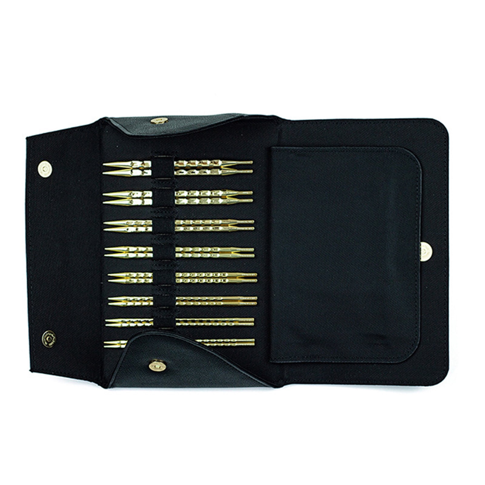 8Pair Stainless Steel Interchangeable Circular Knitting Needle Set with ...